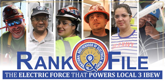 Sign-up For The Rank & File Newsletter | Local Union No. 3 IBEW