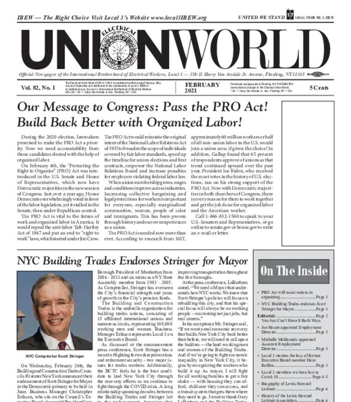 IBEW 3 | Local Union No. 3 IBEW