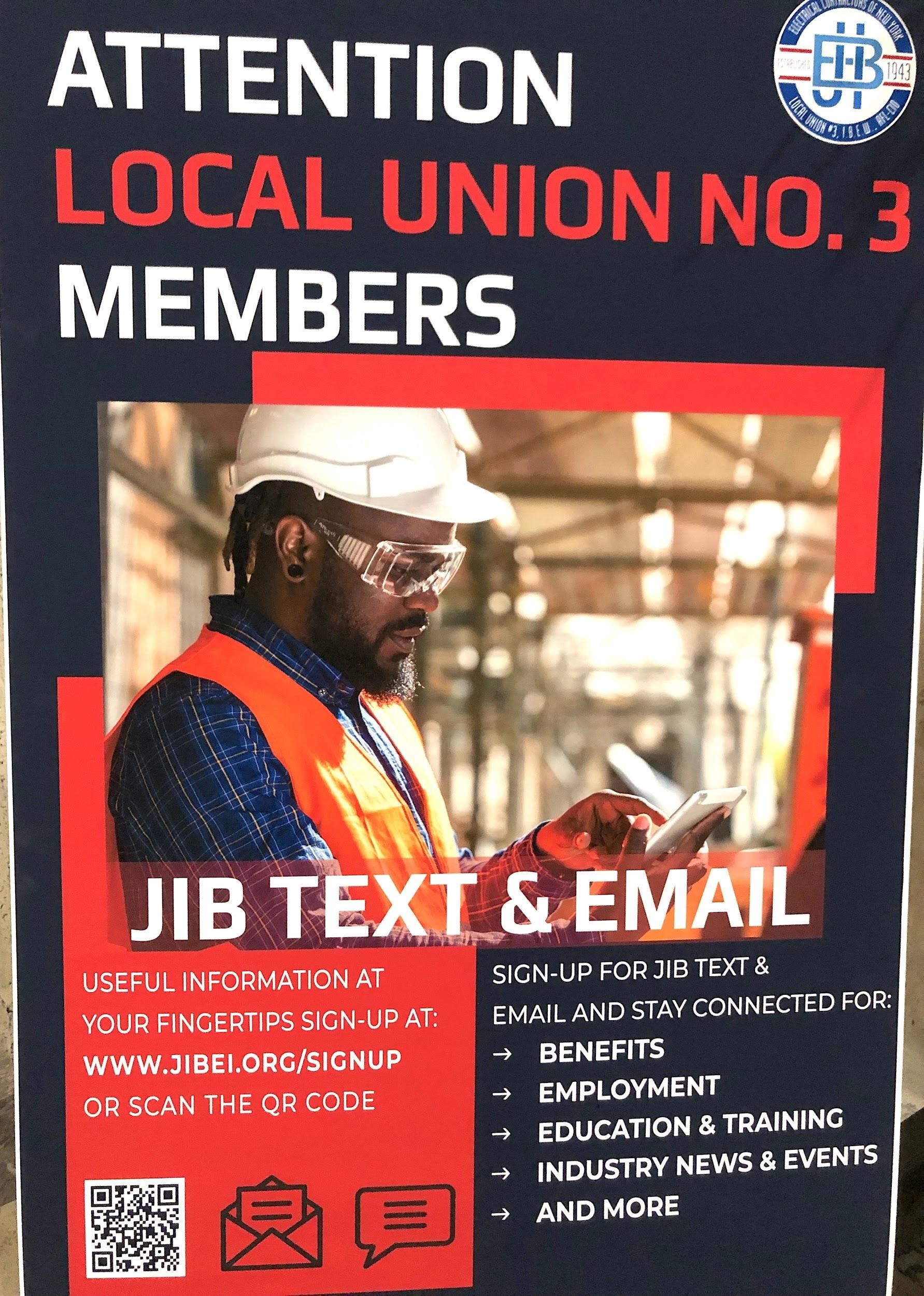 Sign up for the JIB E-Newsletter | Local Union No. 3 IBEW