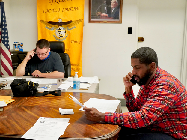 Labor Votes! Phonebanks with NYC CLC | Local Union No. 3 IBEW