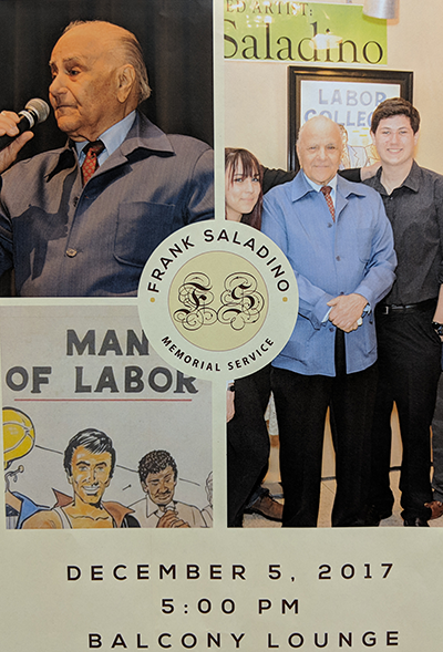 Frank Saladino Memorial Service - December 5, 2017 5:00PM | Local Union ...