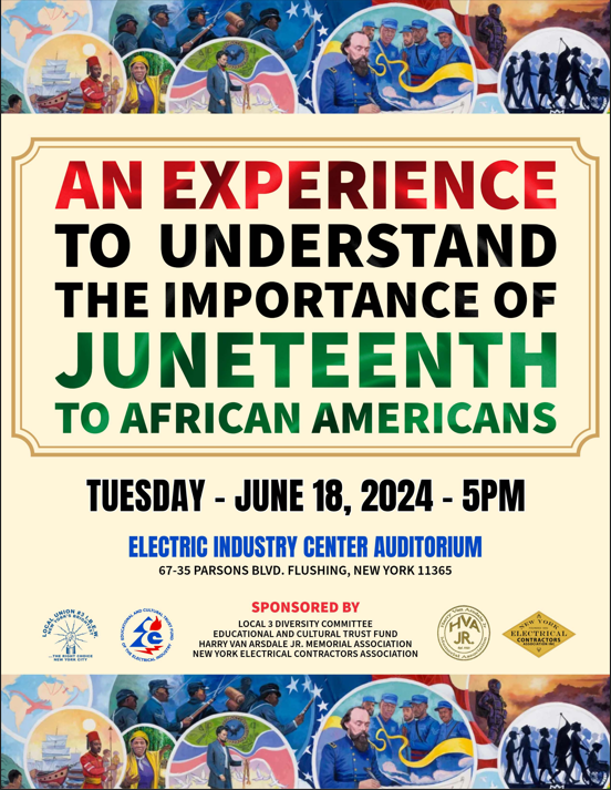 Juneteenth Celebration & Educational Forum | Local Union No. 3 IBEW